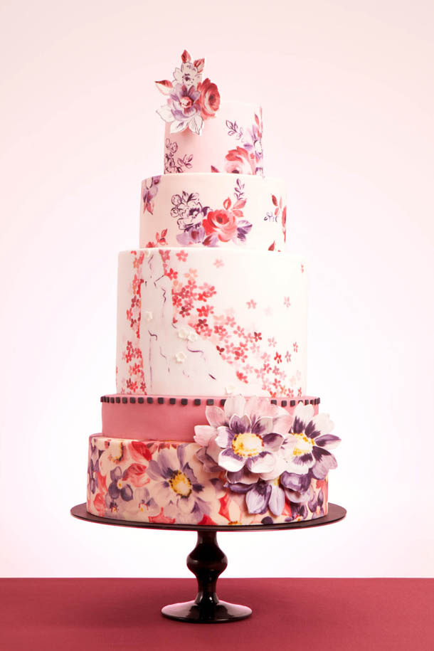 20 Floral Print Wedding Cakes | SouthBound Bride